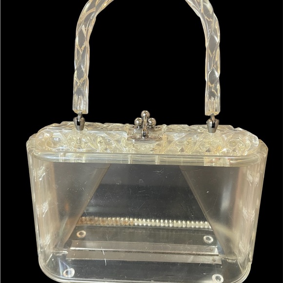 Llewellyn , Inc NYC | Bags | Rare Llewellyn Inc Nyc Vintage Clear ...